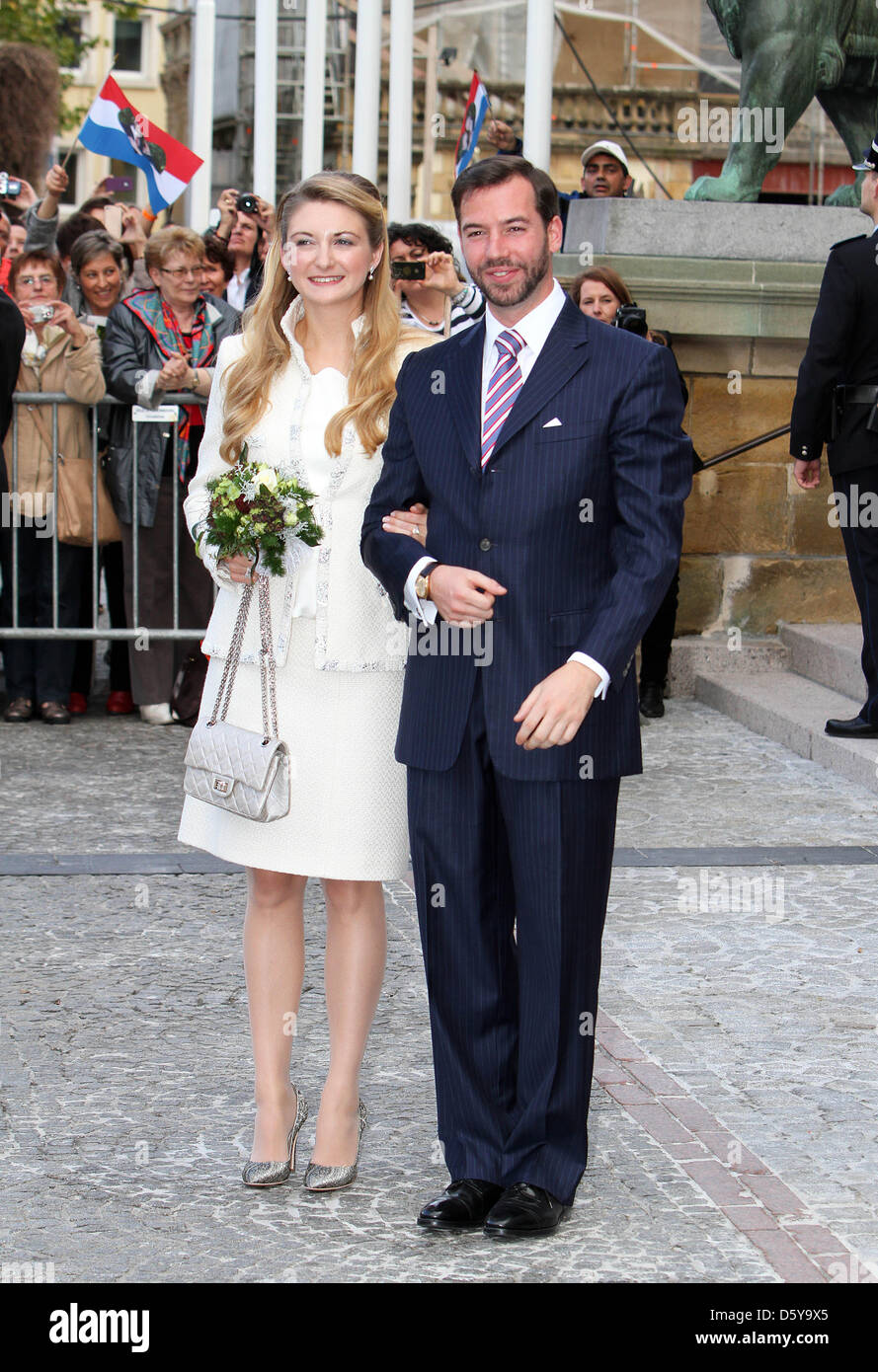 Prince Guillaume, Hereditary Grand Duke, Hereditary Grand Duchess Princess Stéphanie of ...