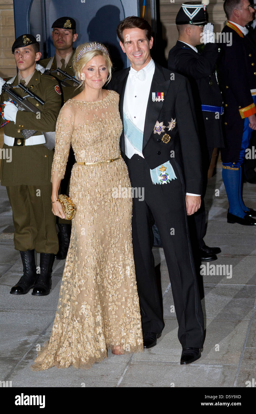 Prince Pavlos and Princess Marie Chantal of Greece arriving for the ...