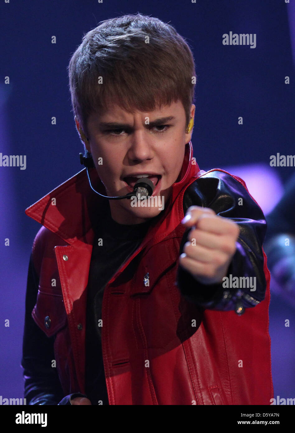 Justin Bieber performing live on German ZDF TV show 'Wetten, Dass ...