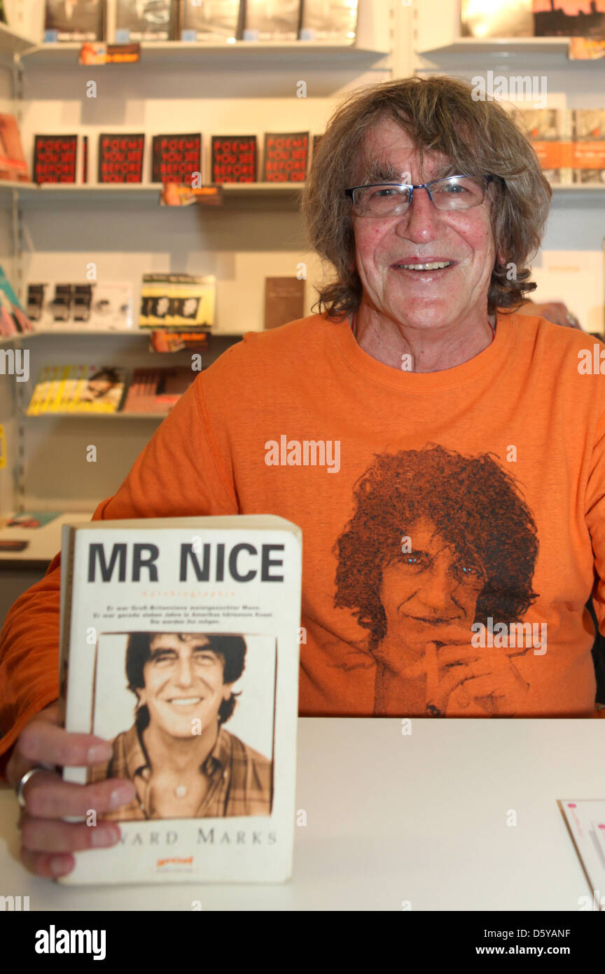 Former drug dealer Dennis Howard Marks aka 'Mr. Nice' presents his ...
