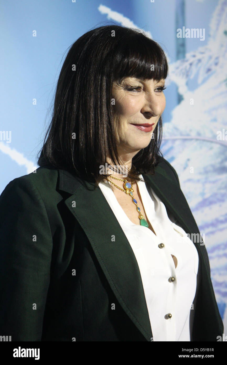 US actress Anjelica Huston poses at the premiere of the Walt Disney ...