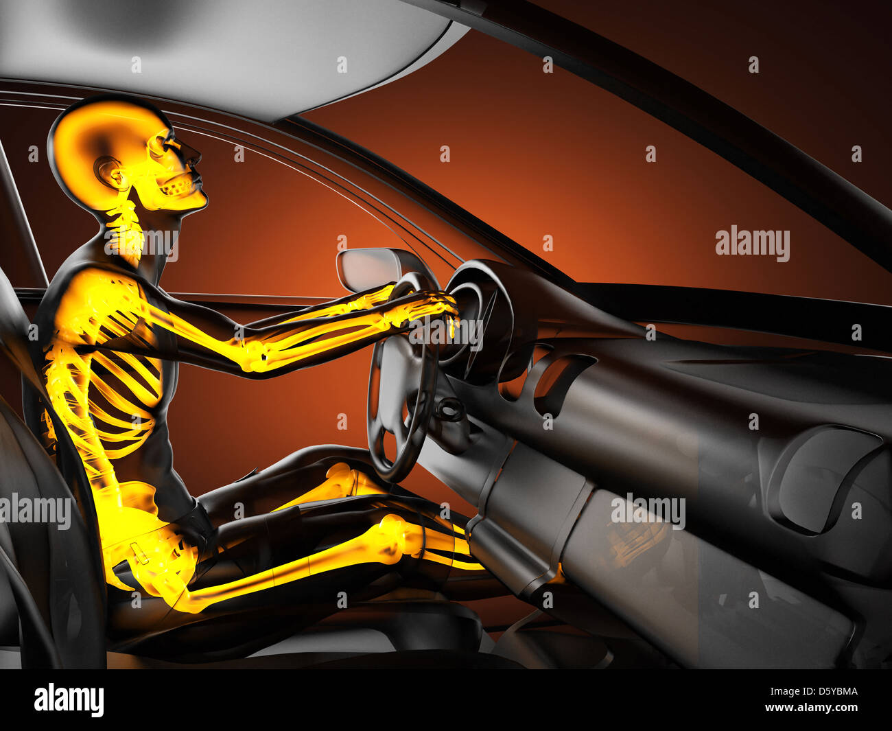 Skeleton Car Driver Stock Photos & Skeleton Car Driver Stock Images - Alamy