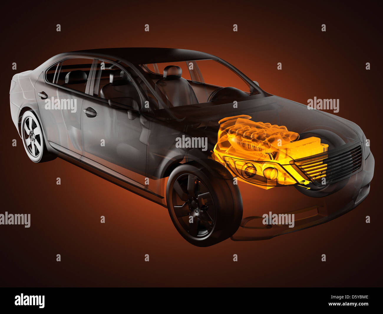 transparent car concept Stock Photo - Alamy