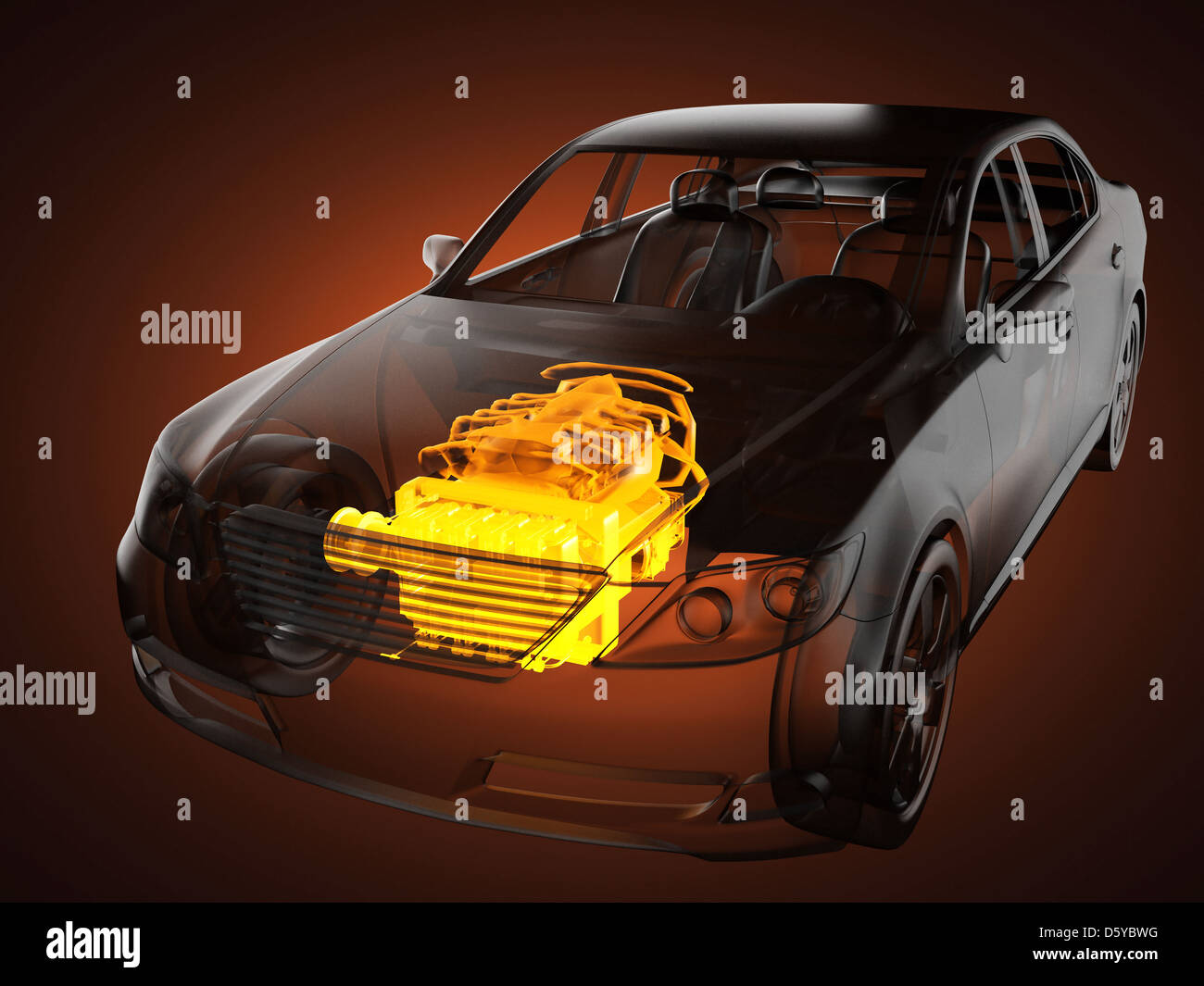 transparent car concept Stock Photo - Alamy