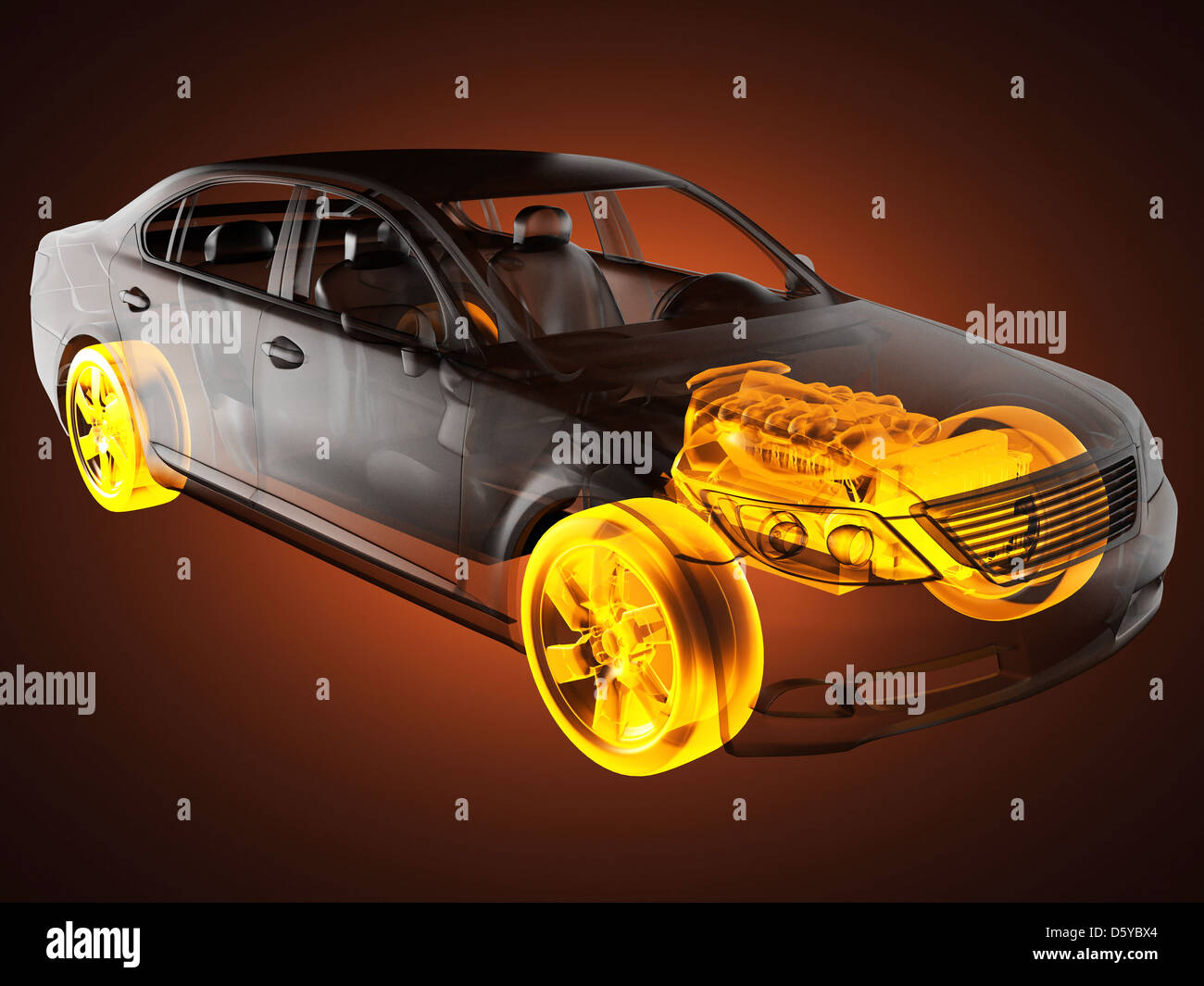 transparent car concept Stock Photo - Alamy