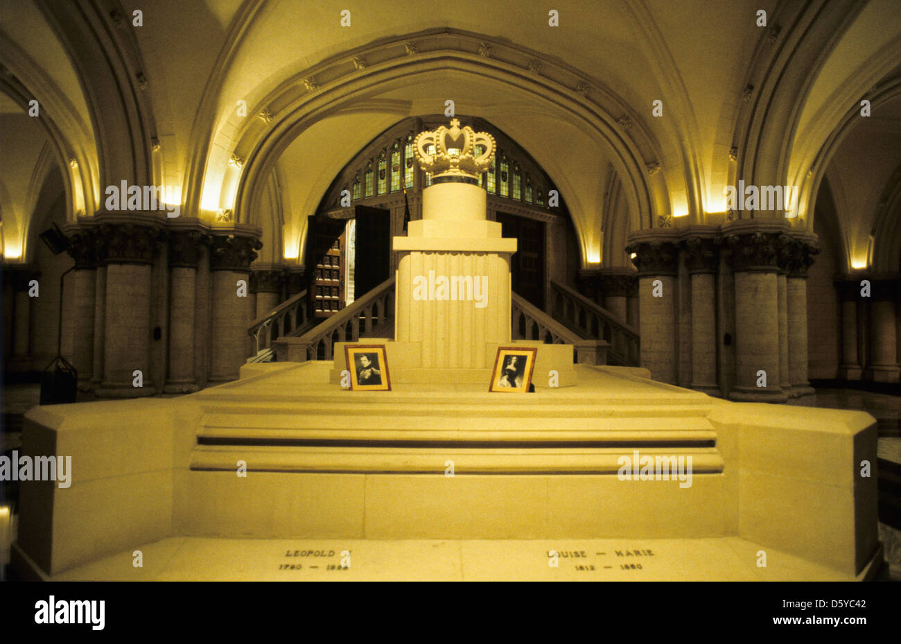 Royal tomb of King Leopold 1st and Queen Louise-Marie in the Royal ...