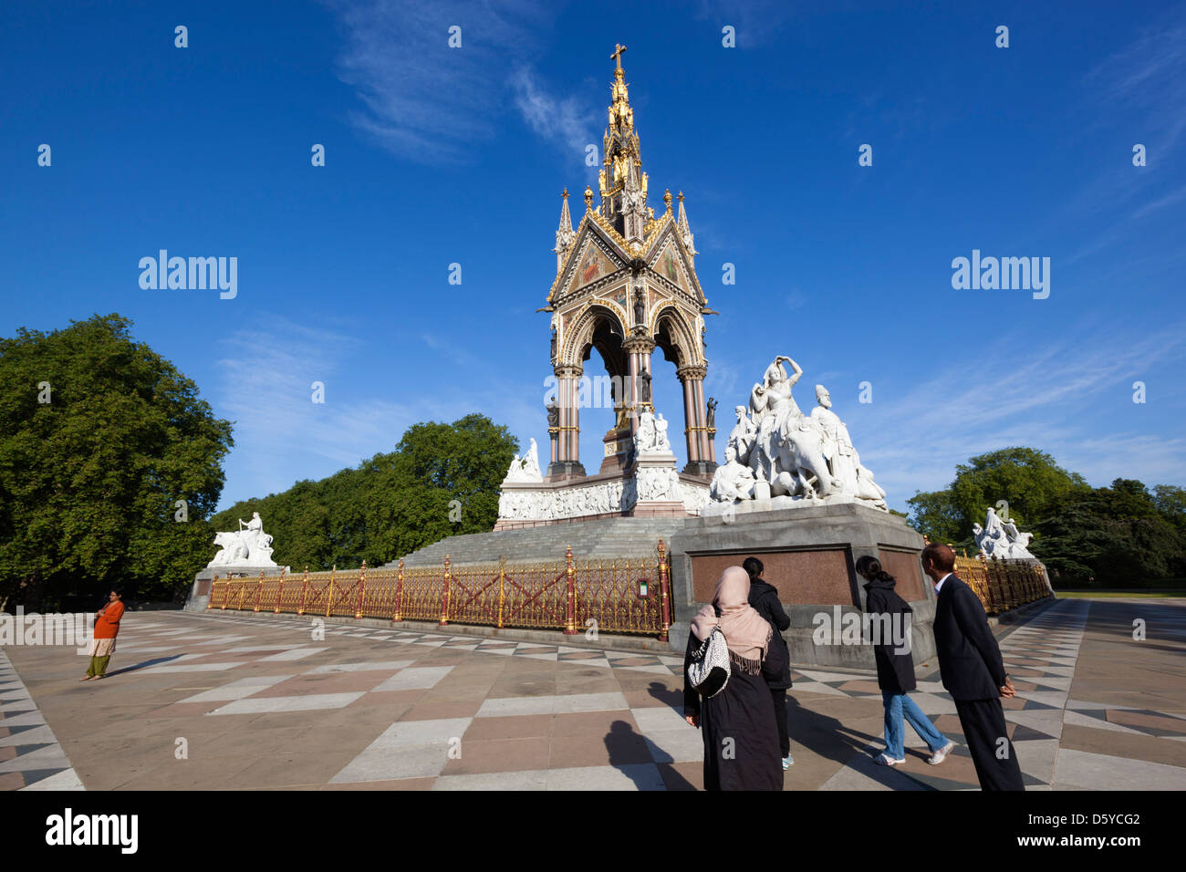 The Albert Memorial in Kensington Gardens Stock Photo - Alamy