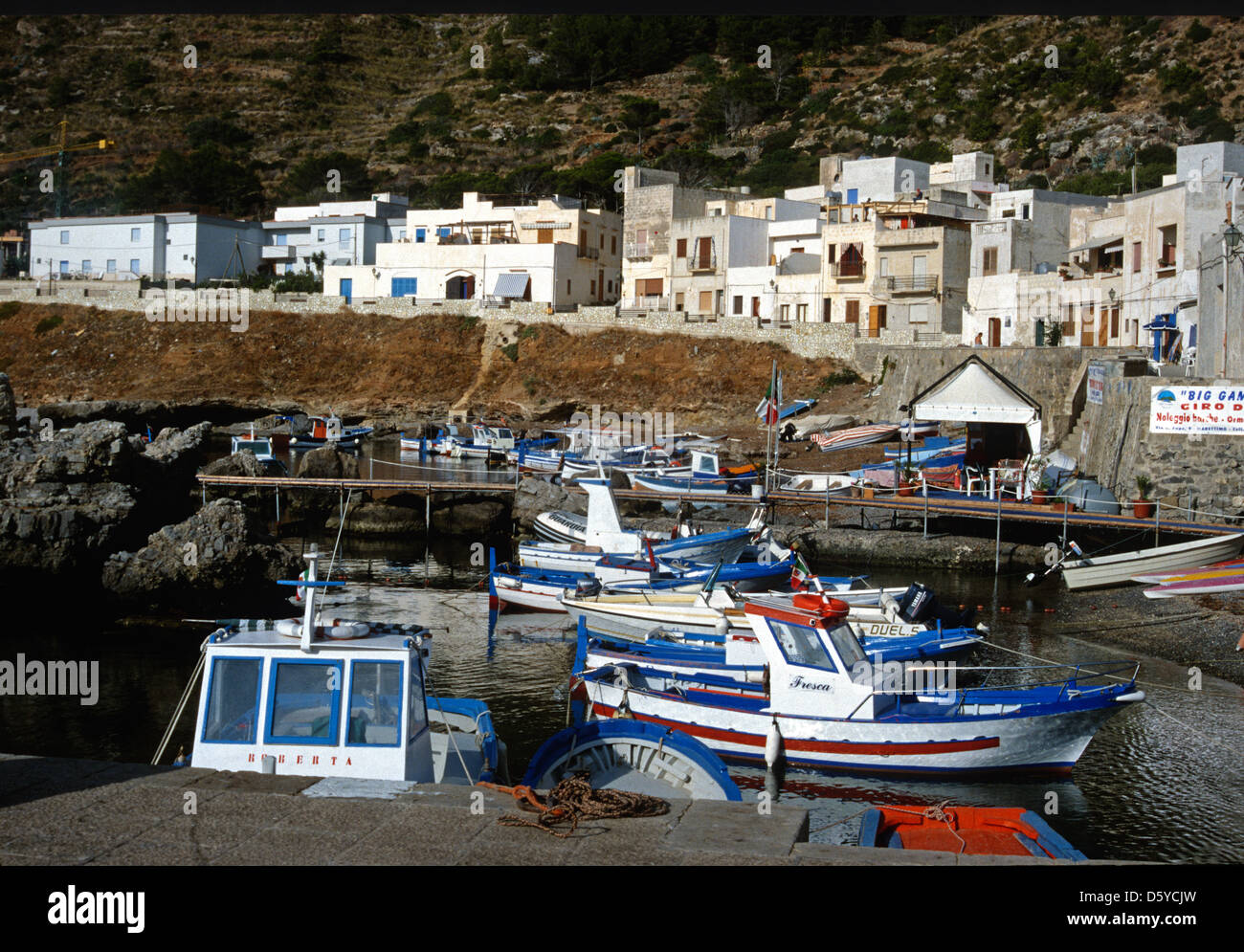 Marettimo Island, Egadi Islands, Sicily, Mediterranean Sea, Italy Stock ...