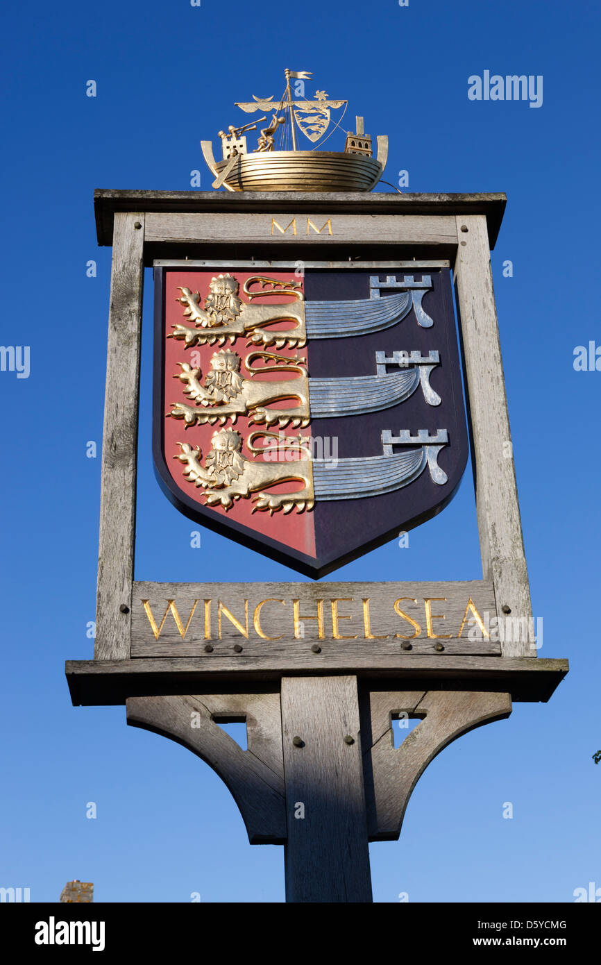 Sussex village sign hi-res stock photography and images - Alamy