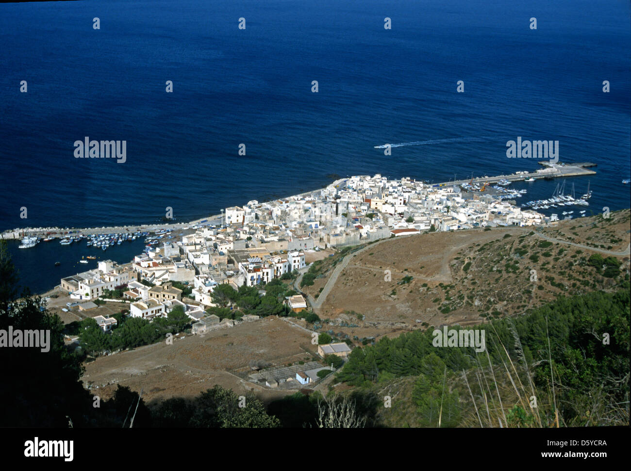 Marettimo Island, Egadi Islands, Sicily, Mediterranean Sea, Italy Stock ...