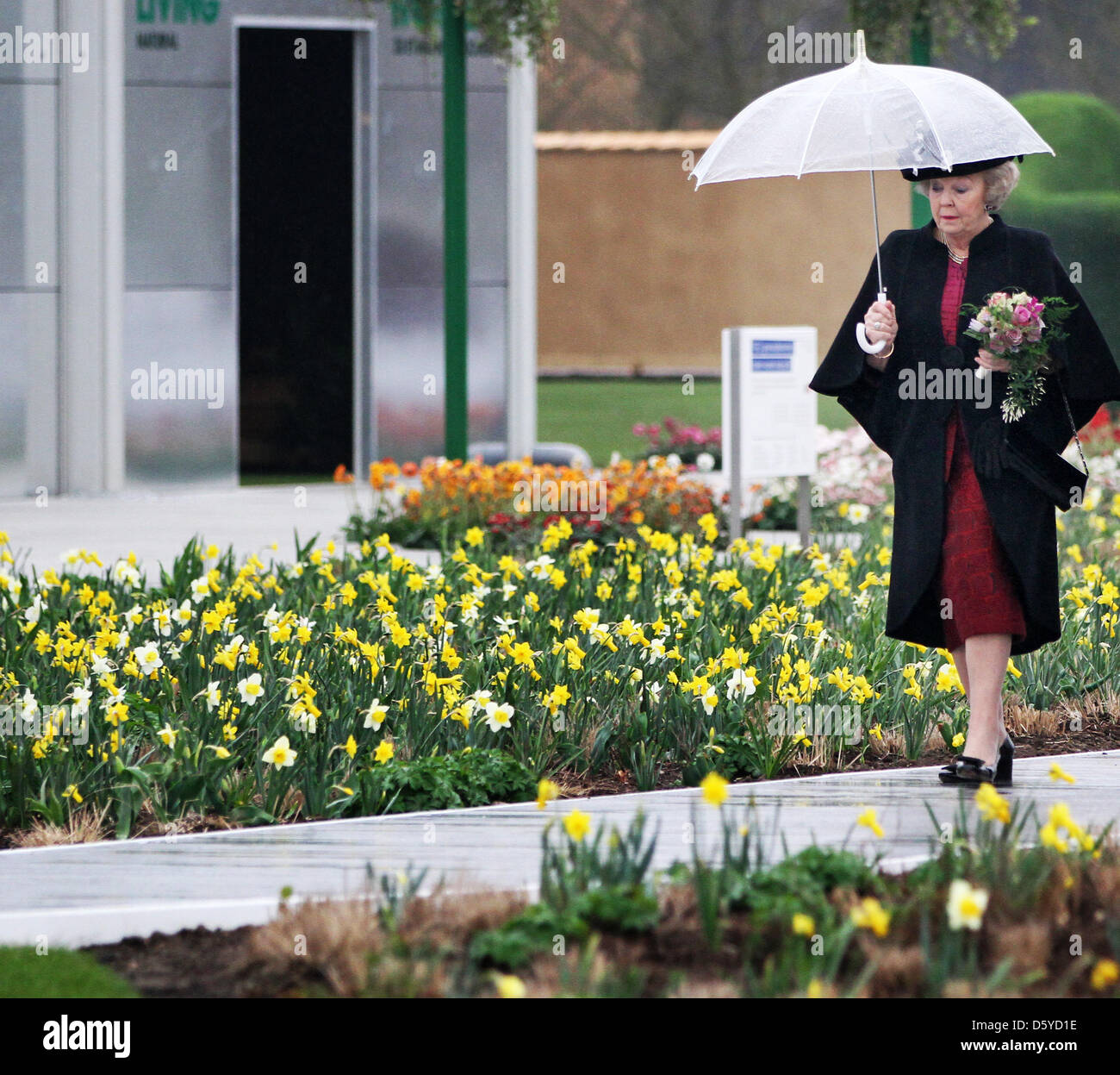 Dutch Queen Beatrix opens the Floriade 2012 in Venlo, The Netherlands ...