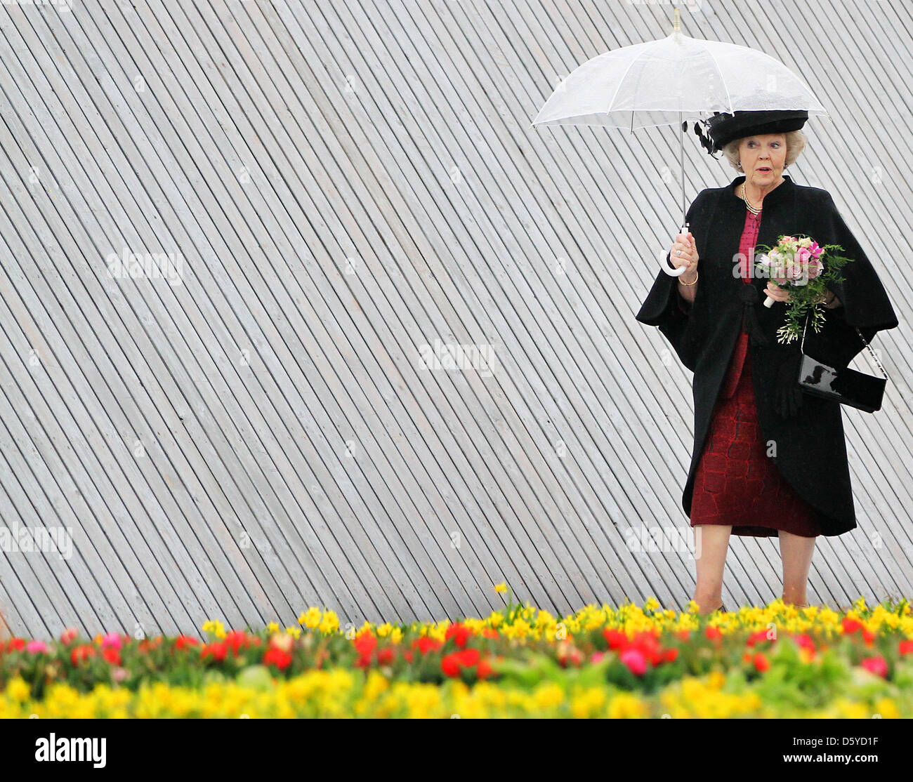 Dutch Queen Beatrix opens the Floriade 2012 in Venlo, The Netherlands ...