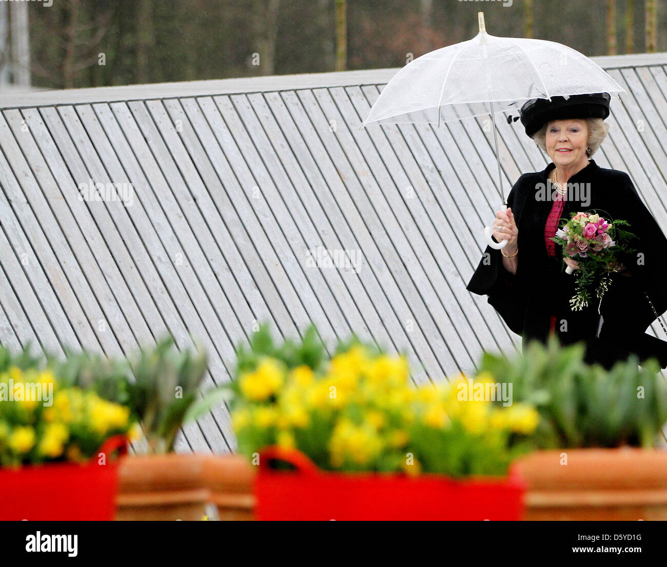 Dutch Queen Beatrix opens the Floriade 2012 in Venlo, The Netherlands ...