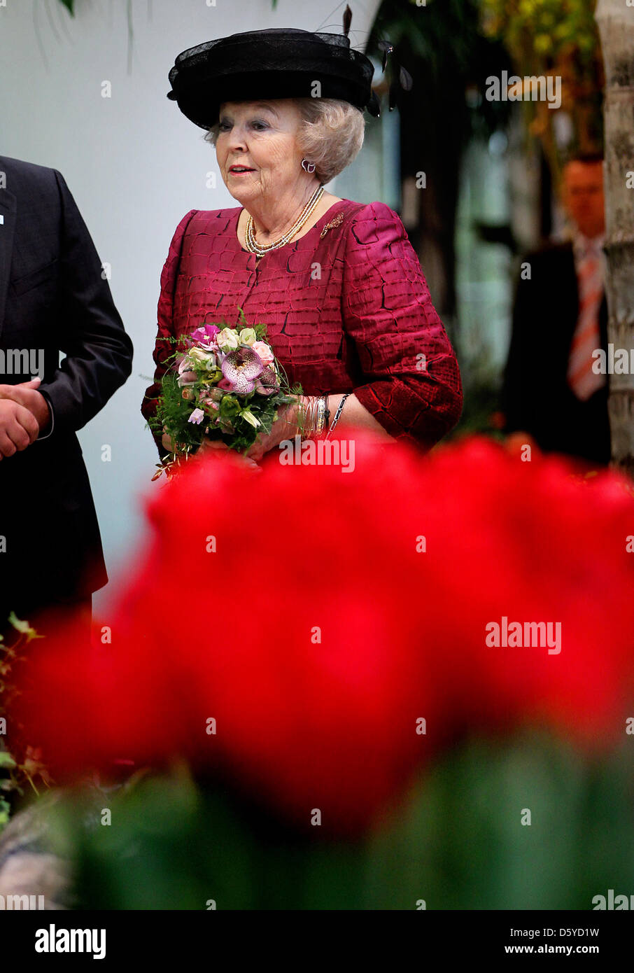Dutch Queen Beatrix opens the Floriade 2012 in Venlo, The Netherlands ...