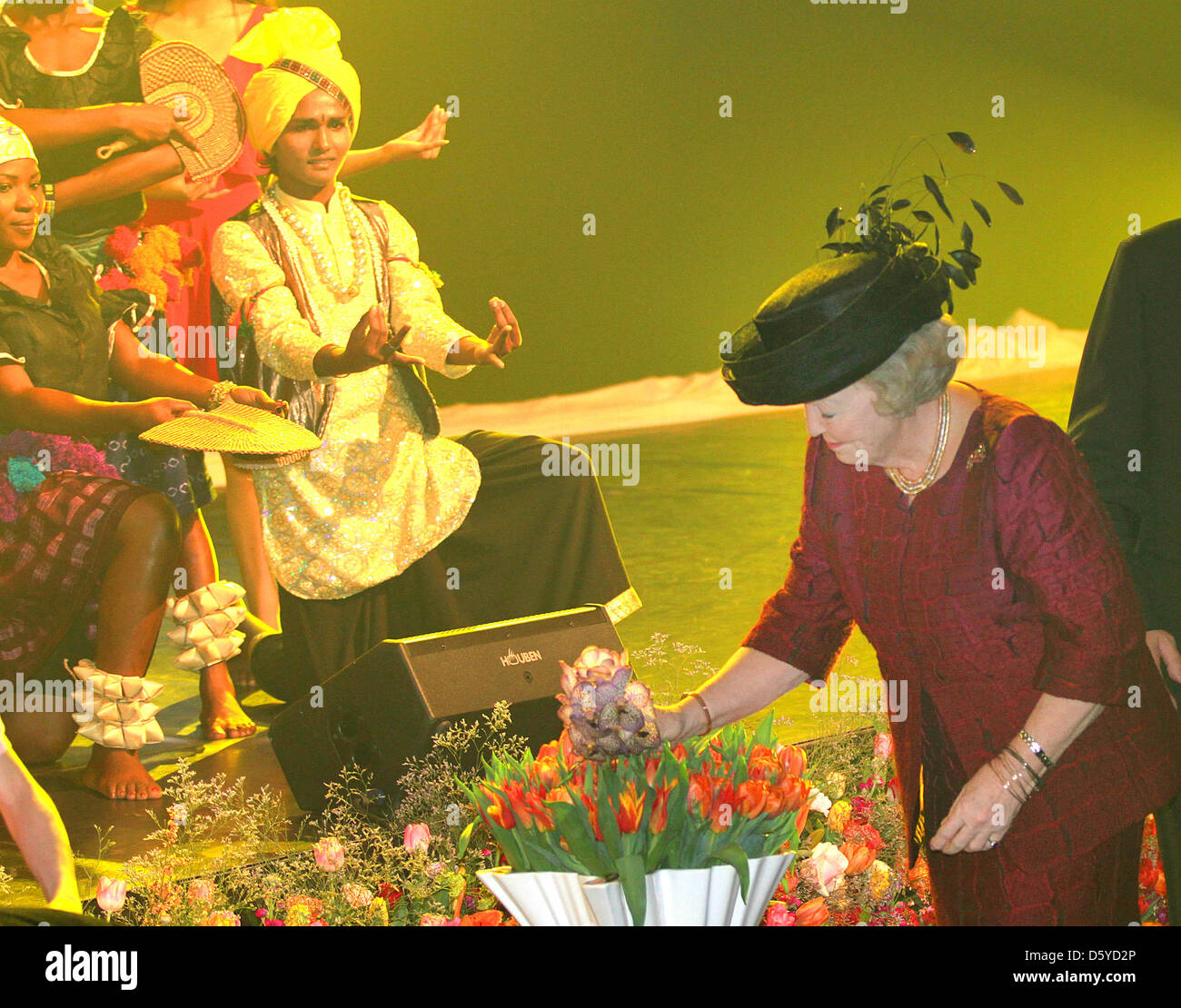 Dutch Queen Beatrix opens the Floriade 2012 in Venlo, The Netherlands ...