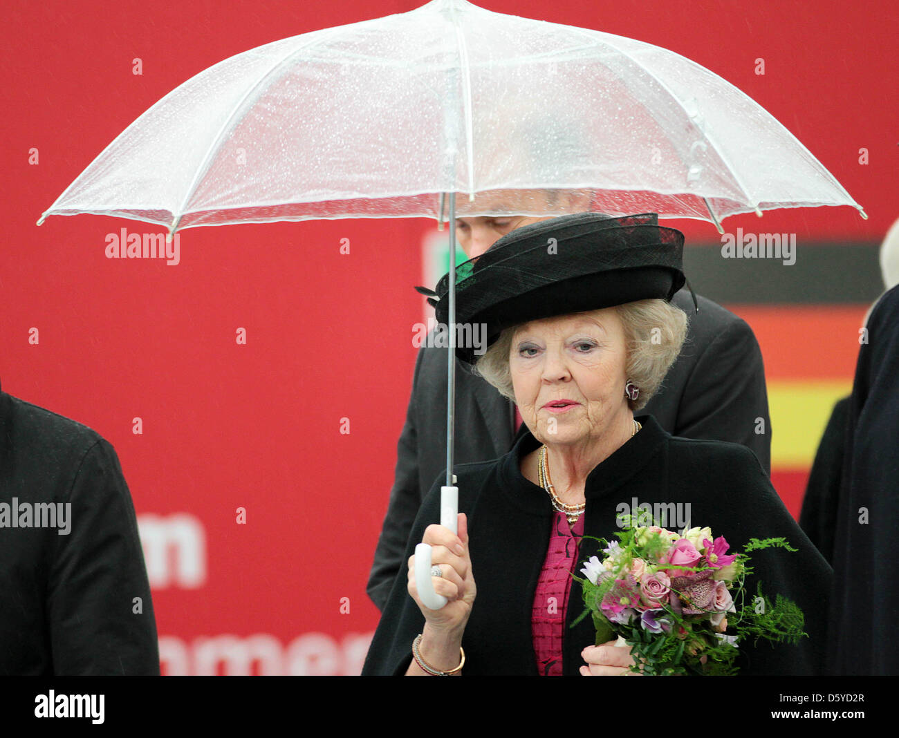 Dutch Queen Beatrix opens the Floriade 2012 in Venlo, The Netherlands ...
