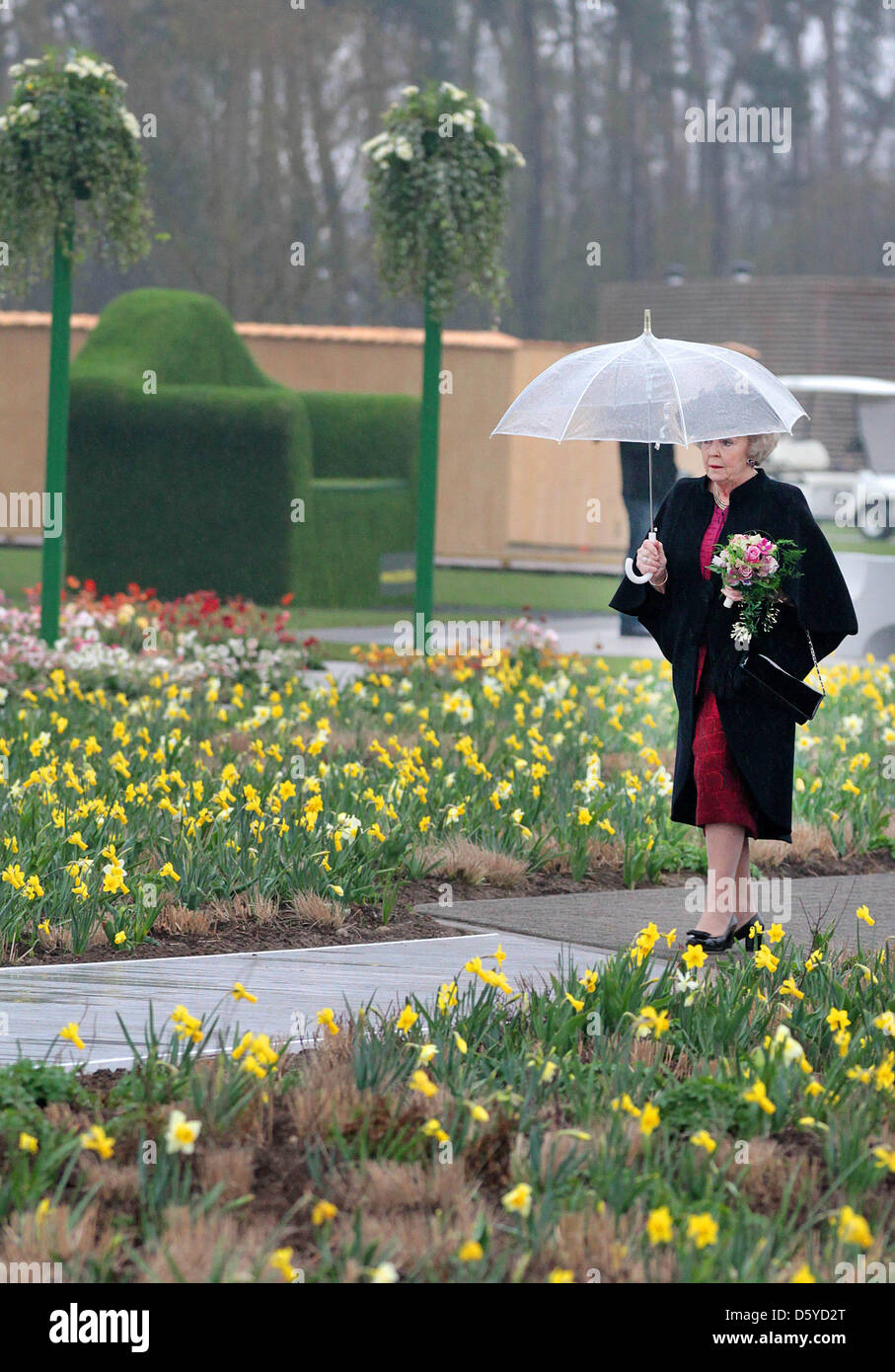 Dutch Queen Beatrix opens the Floriade 2012 in Venlo, The Netherlands ...