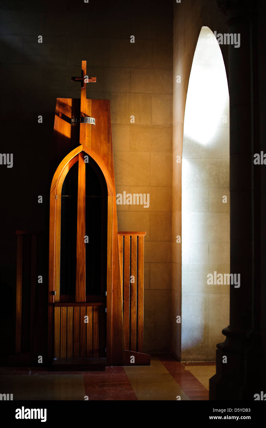 Confessional booth hi-res stock photography and images - Alamy