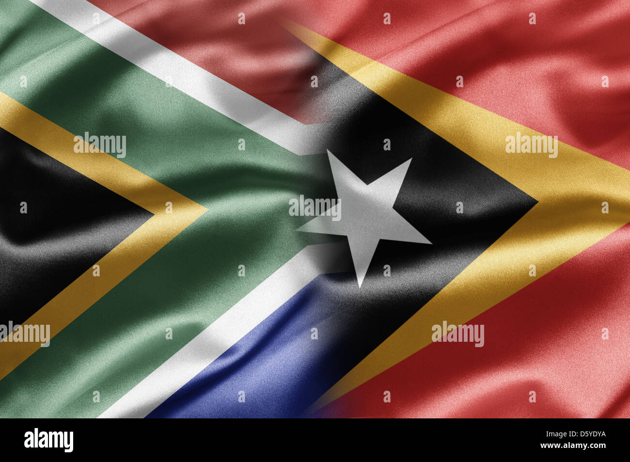 South Africa and East Timor Stock Photo - Alamy