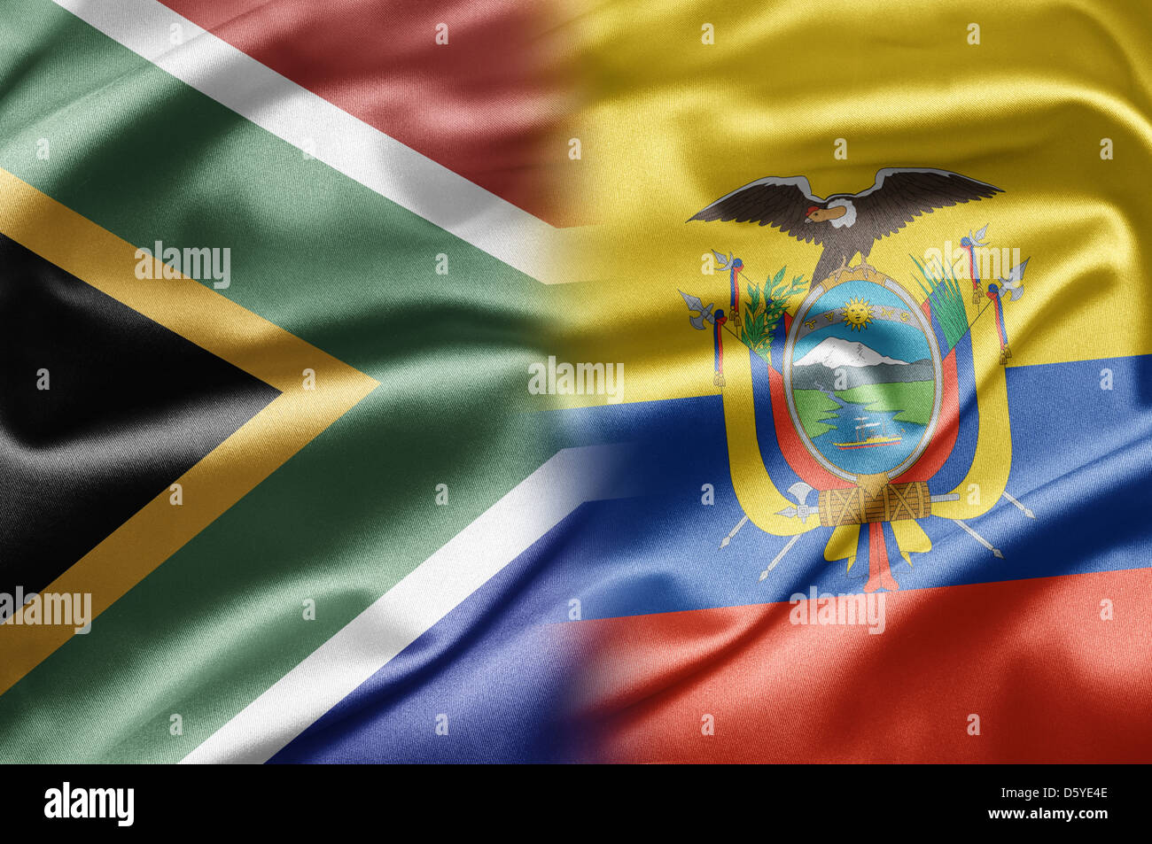 South Africa and Ecuador Stock Photo - Alamy