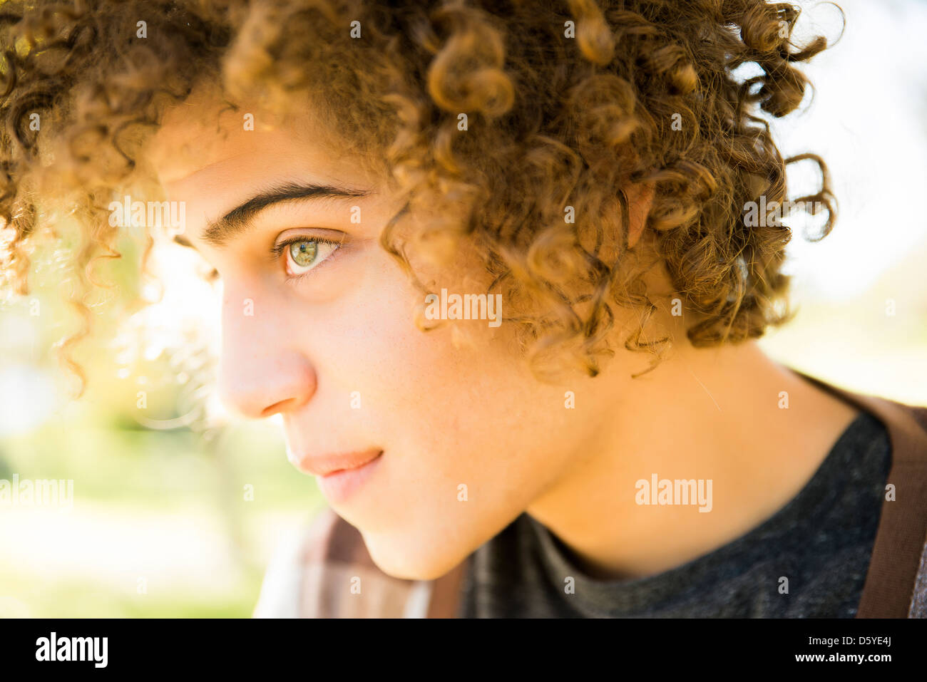 Man Profile Eyes Looking To Side High Resolution Stock Photography and ...