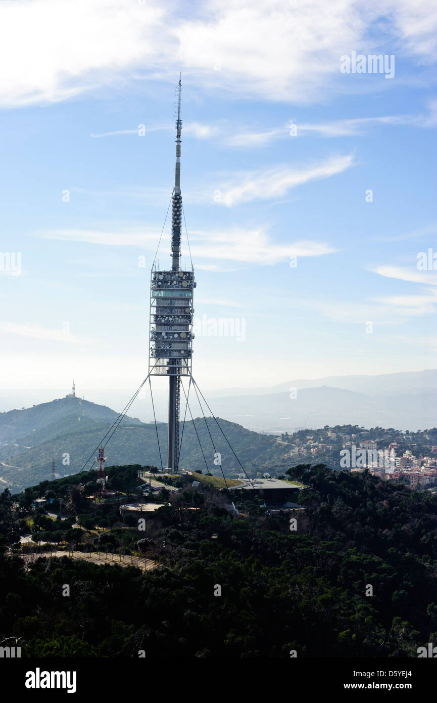 Communications tower barcelona hi-res stock photography and images - Alamy