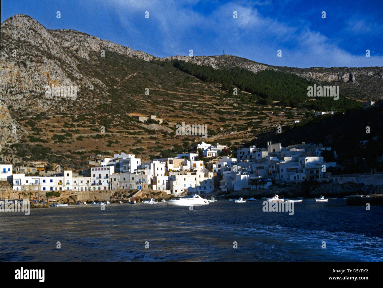Marettimo Island, Egadi Islands, Sicily, Mediterranean Sea, Italy Stock ...