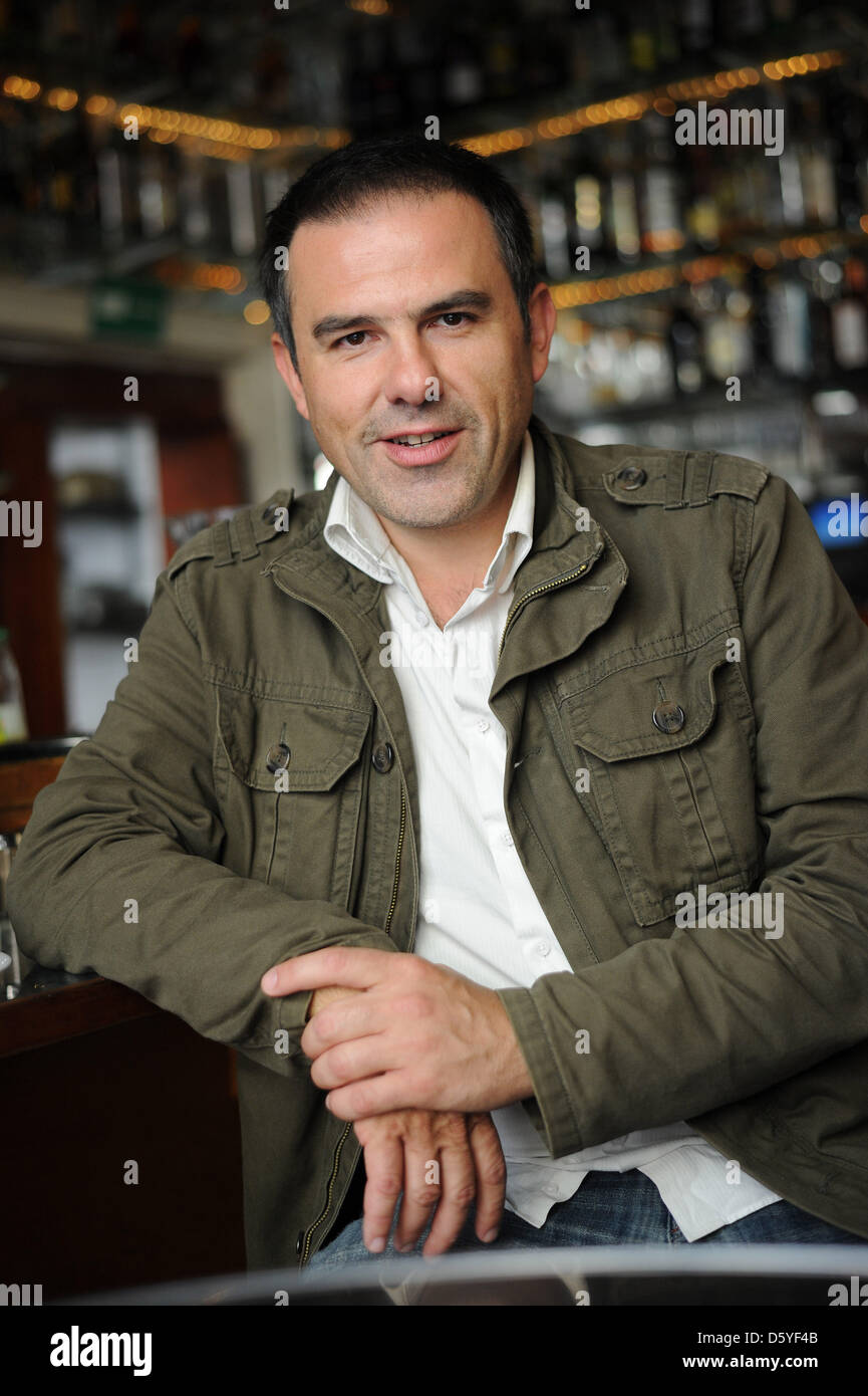 Actor, director and screenwriter Carlos Lobo poses in a cafe in Cologne ...