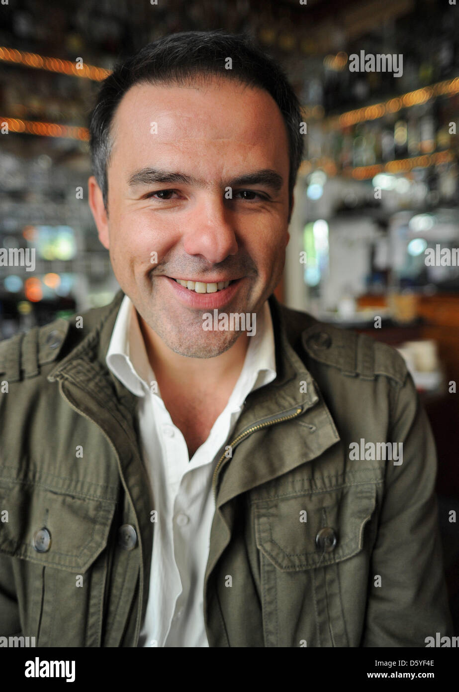 Actor, director and screenwriter Carlos Lobo poses in a cafe in Cologne ...