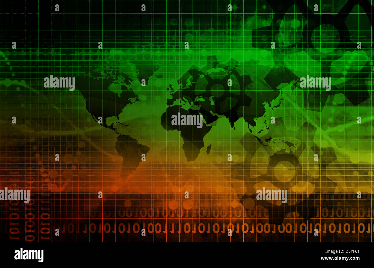 Global Integration of Technologies as a Concept Stock Photo - Alamy