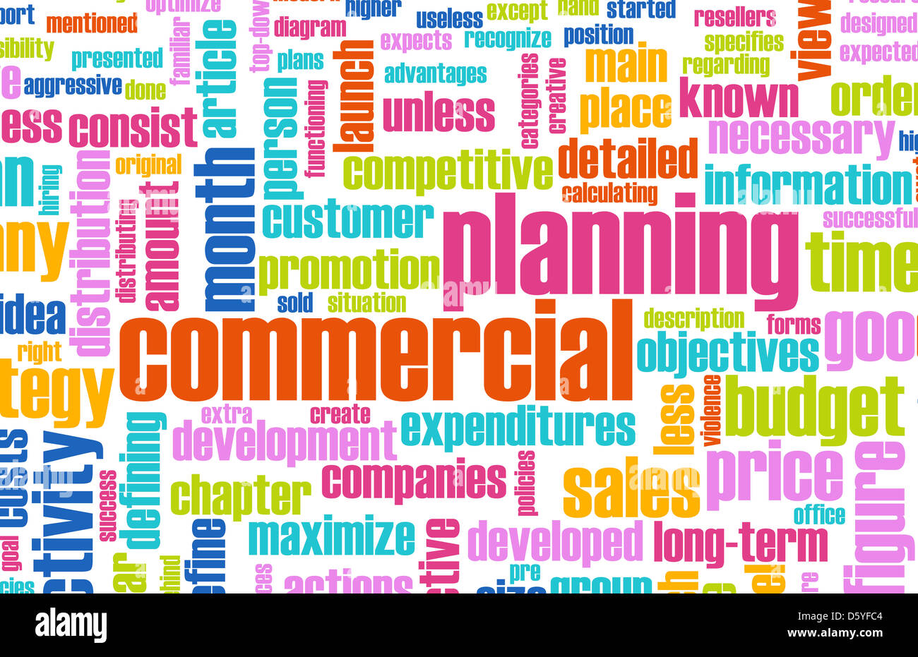 Commercial Planning in a Business Company Concept Stock Photo - Alamy