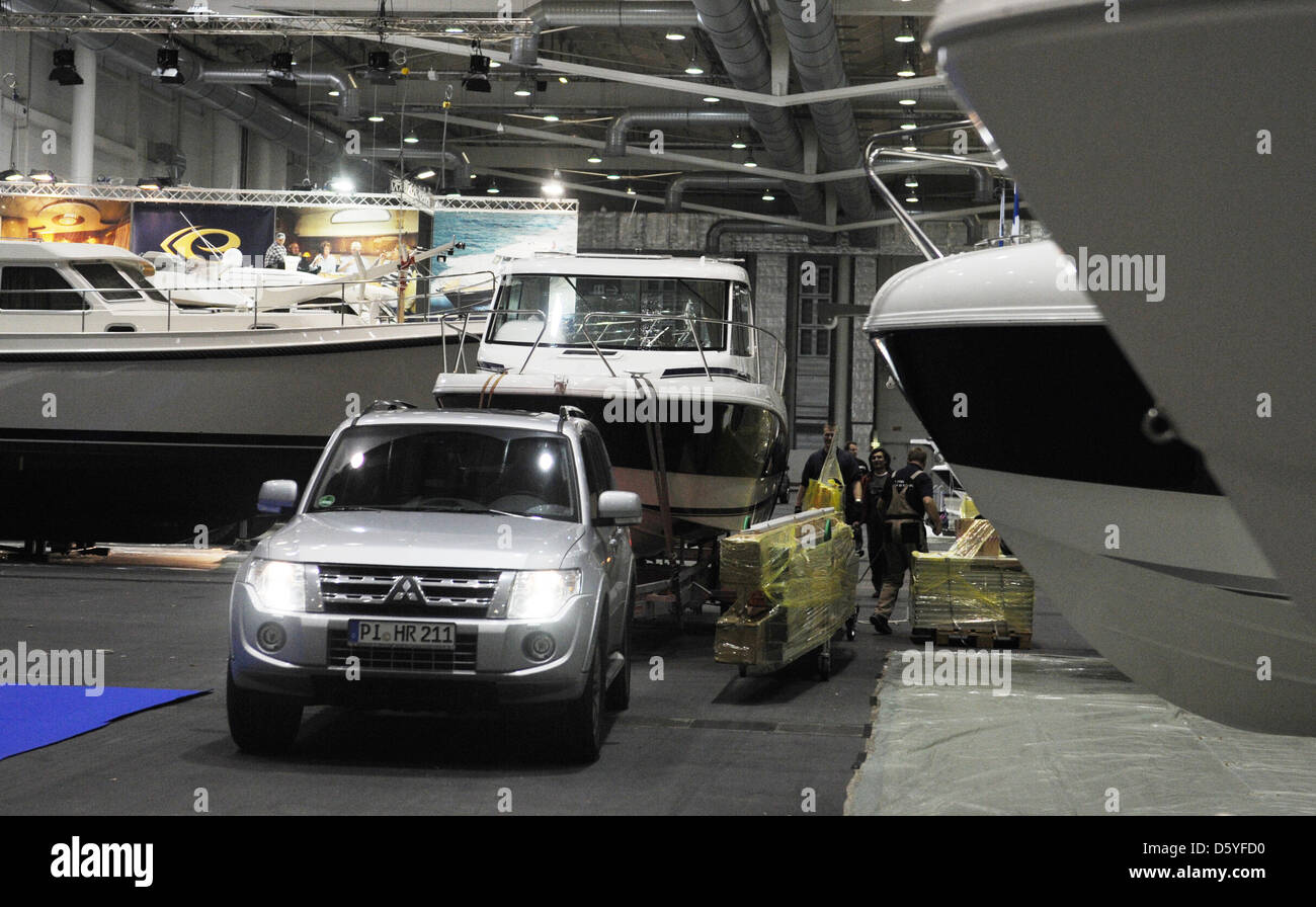 The exhibition hall is pictured at the 53rd international boat show ...
