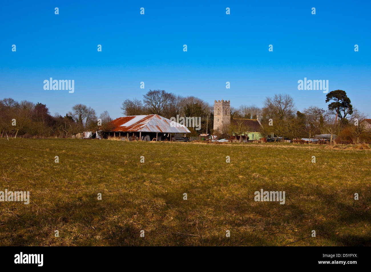 Arminghall church farm buildings hi-res stock photography and images ...