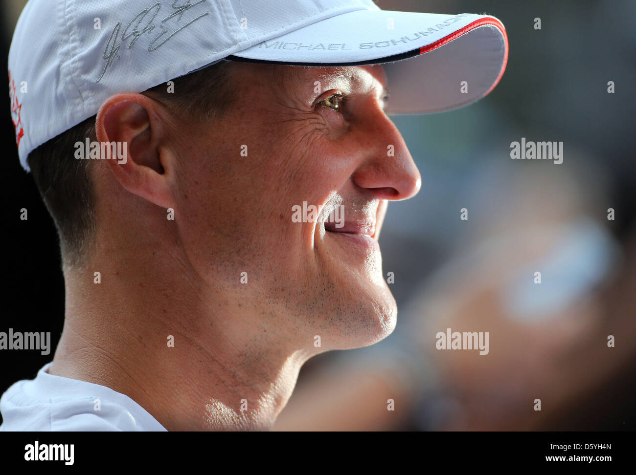 German Formula One driver Michael Schumacher of Mercedes AMG seen ...