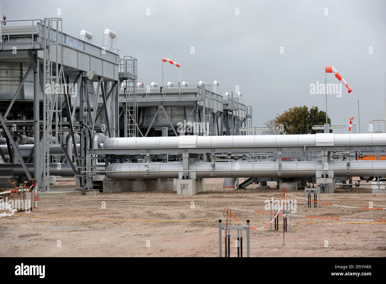 Parts of the refrigerating plant of the gas reservoire Etzel (ESE) is ...