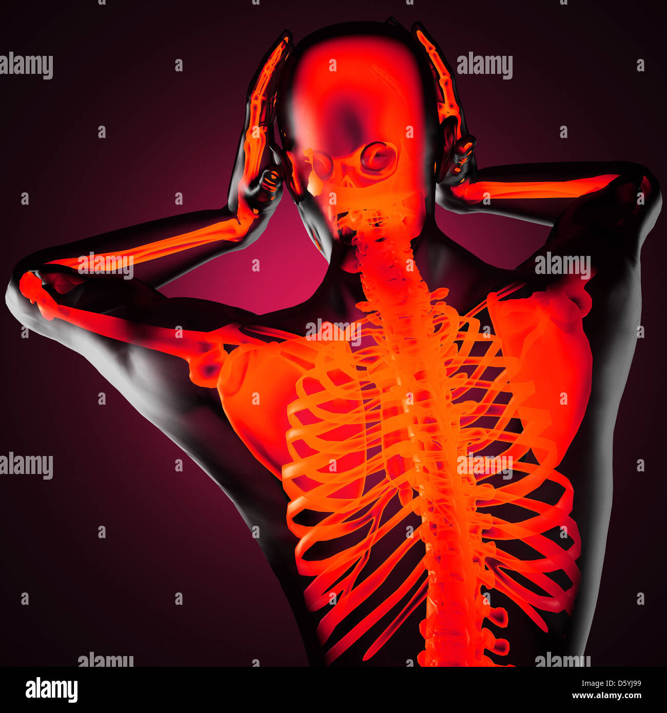 human radiography scan Stock Photo - Alamy