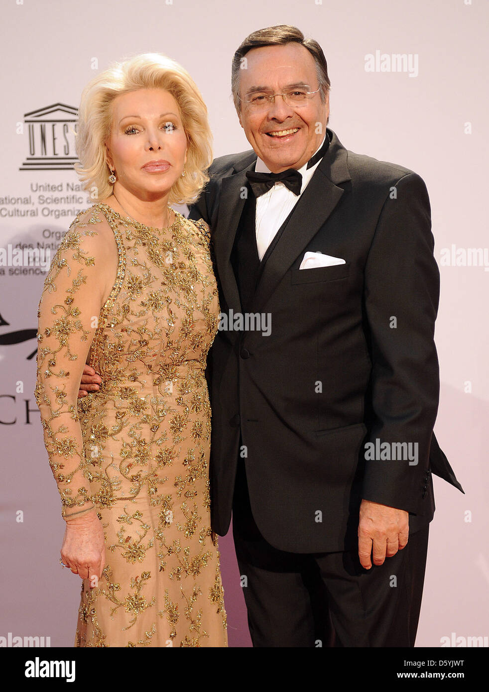 UNESCO ambassador Ute Ohoven and her husband Mario arrive for the ...