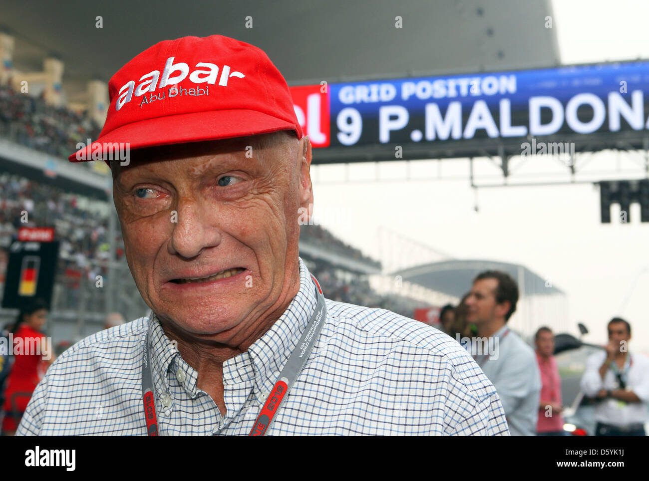 Former Austrian Formula One World Champion Niki Lauda seen before the ...