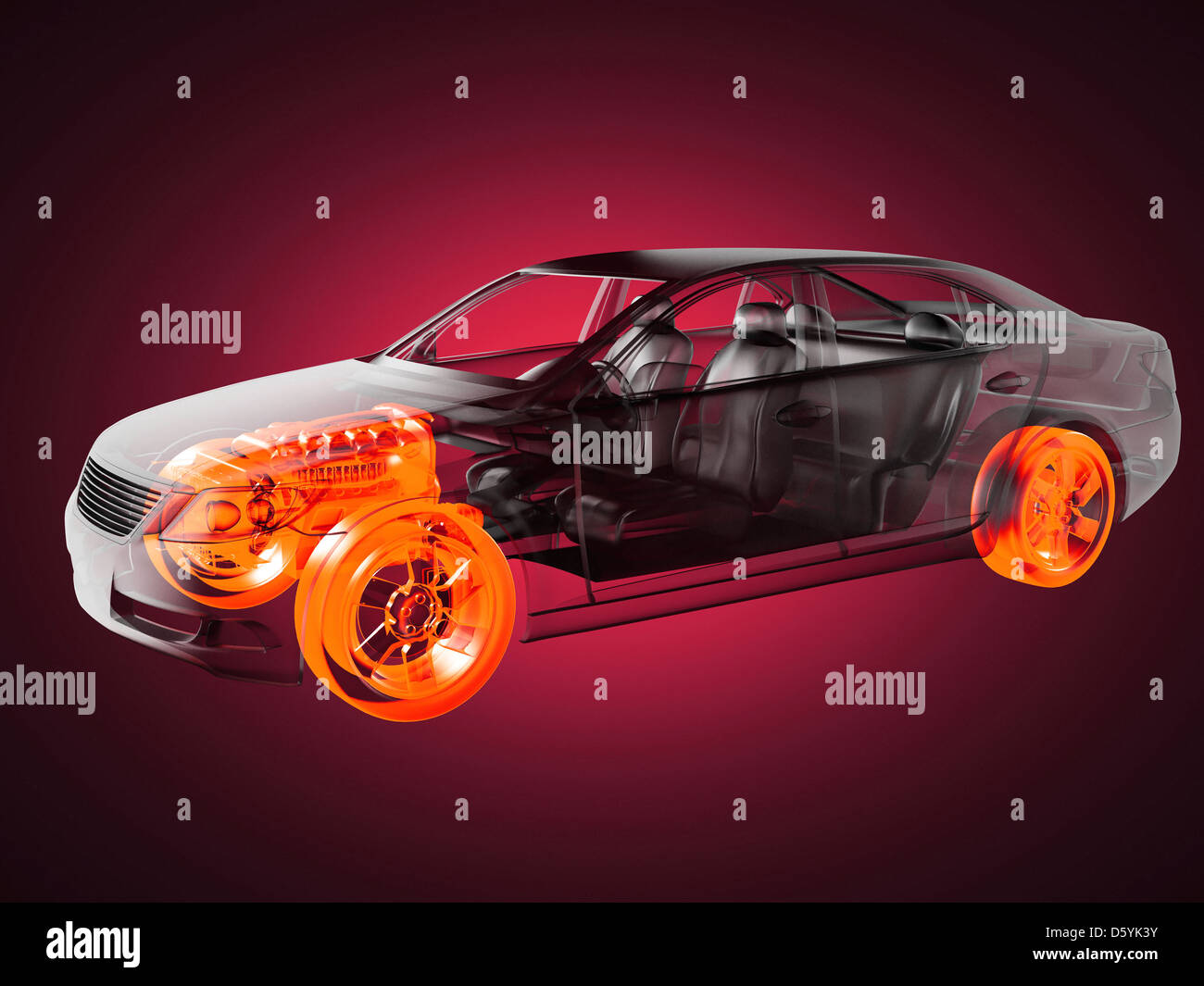transparent car concept Stock Photo - Alamy
