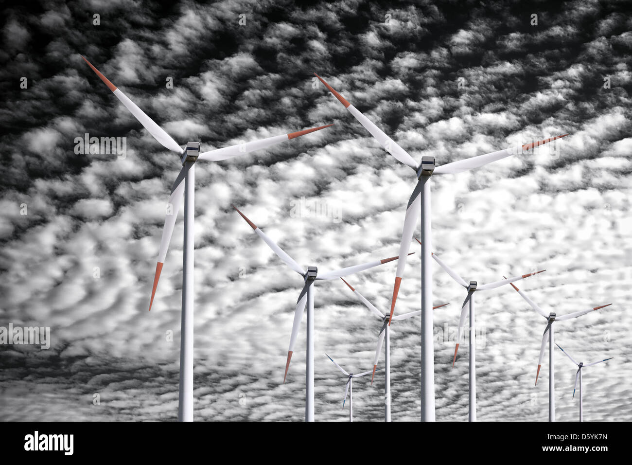 Wind power background Stock Photo - Alamy