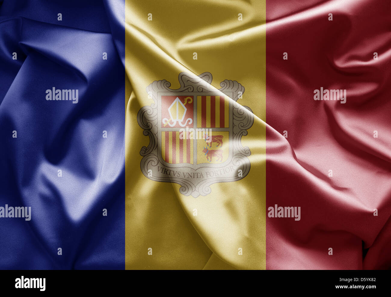 Official flag of andorra hi-res stock photography and images - Alamy