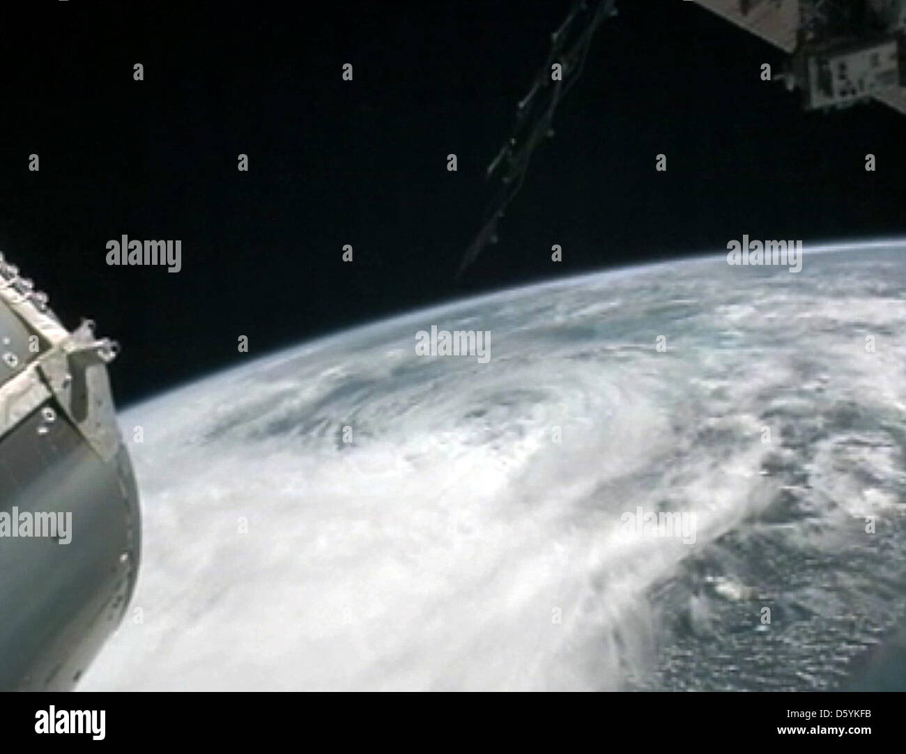 Space Station View Of Sandy