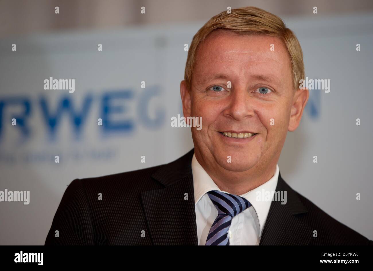 RWE Dea AG chairman of the board Thomas Rappuhn speaks at the company's ...