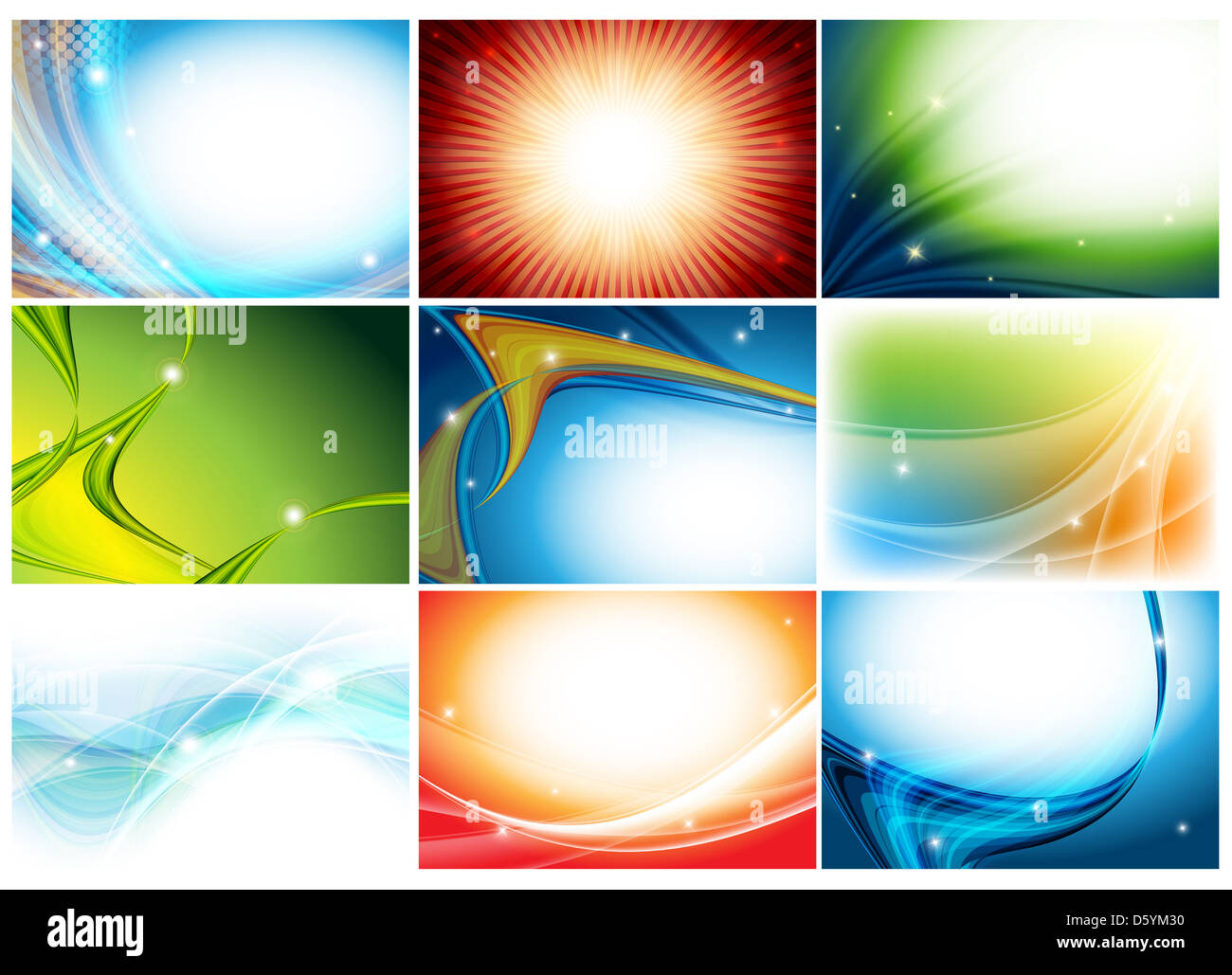 colorful huge set of holidays backdrops Stock Photo - Alamy