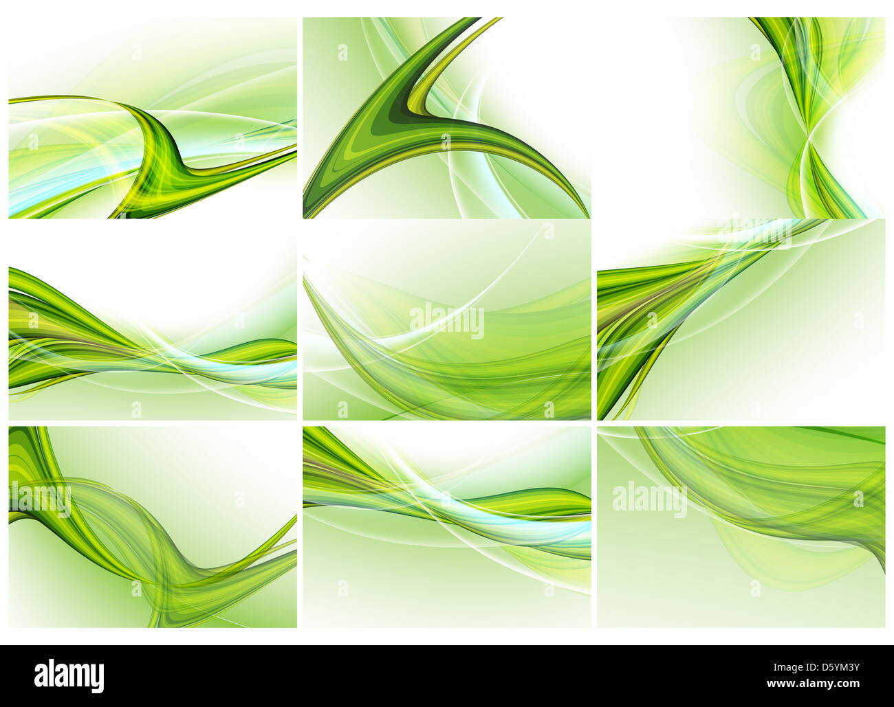 colorful huge set of business backdrops Stock Photo - Alamy