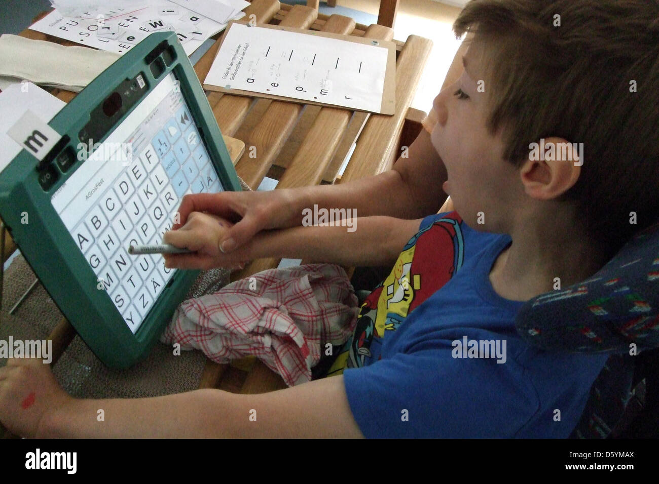 Augmentative communication systems hi-res stock photography and images ...