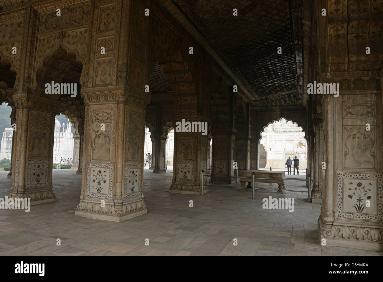The diwan i khas in the red fort at delhi hi-res stock photography and ...