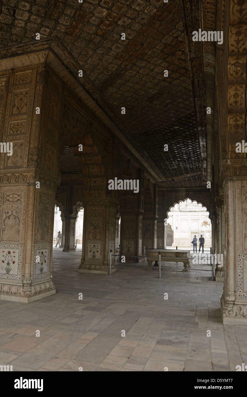 The diwan i khas in the red fort at delhi hi-res stock photography and ...