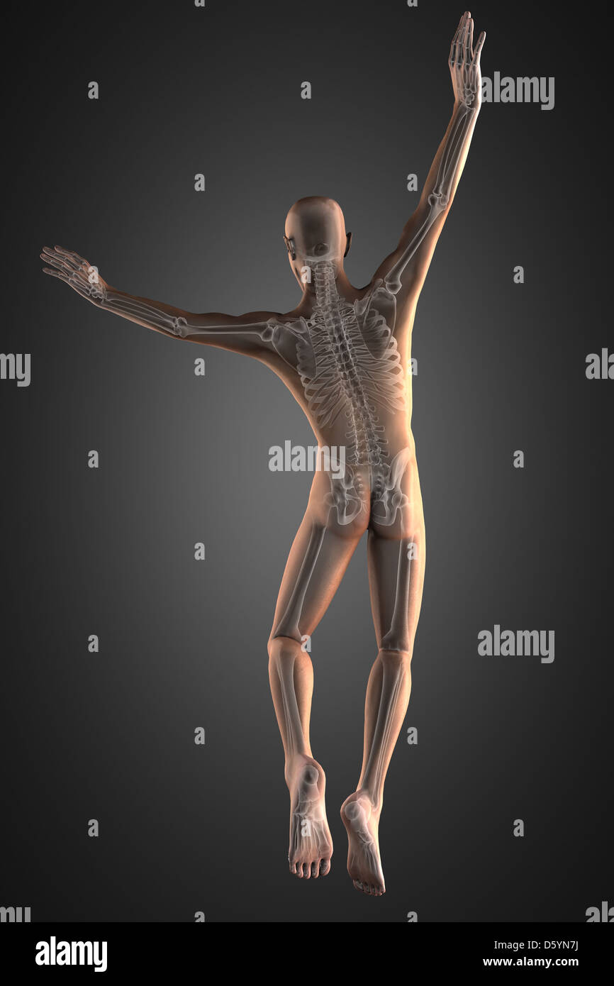 jump man radiography Stock Photo - Alamy