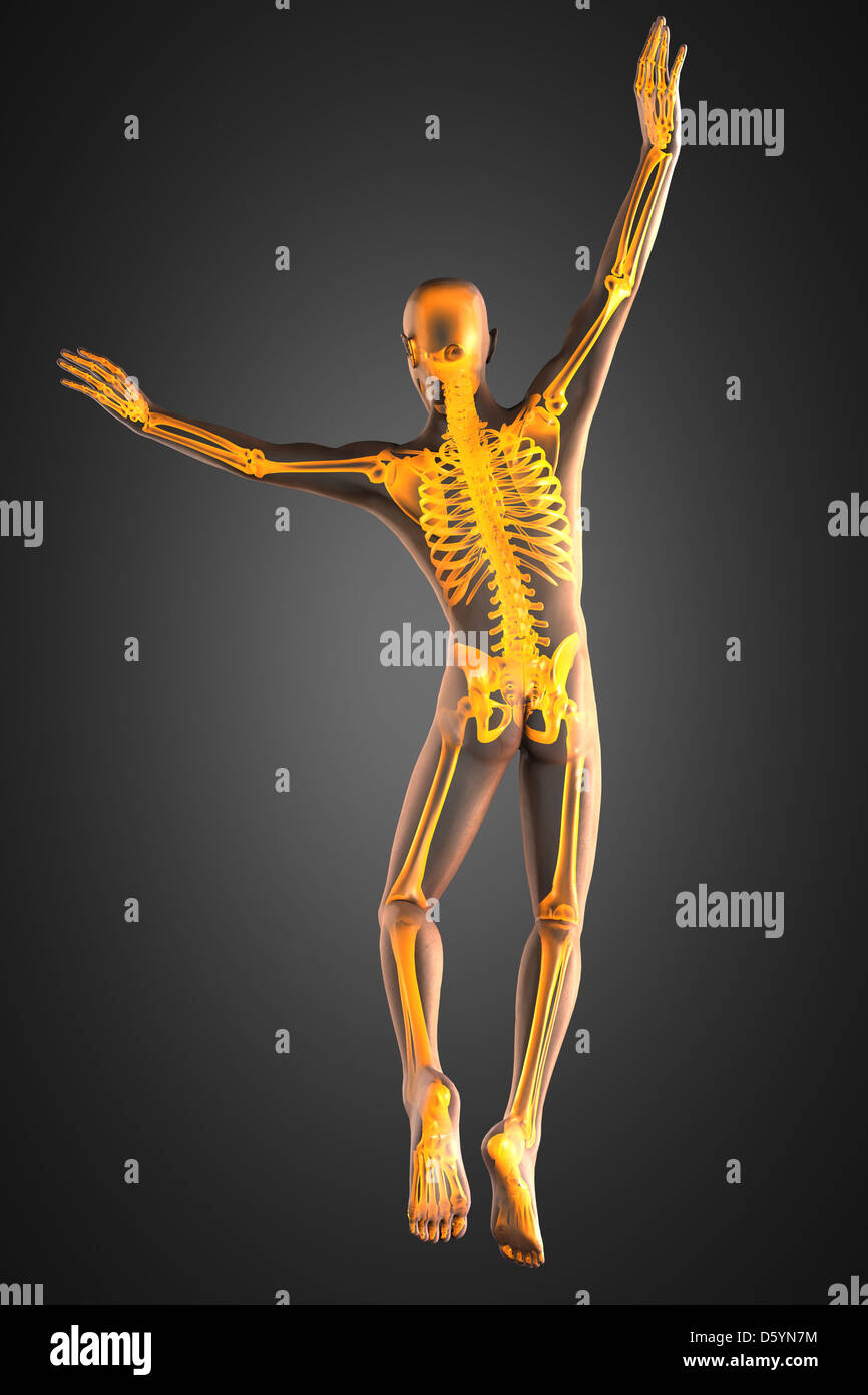 jump man radiography Stock Photo - Alamy